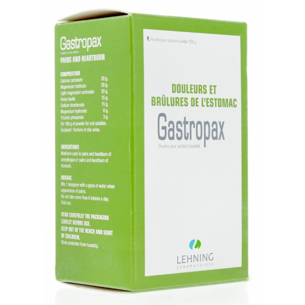 Gastropax poudre 100g de Lehning - Brûlures d'estomac