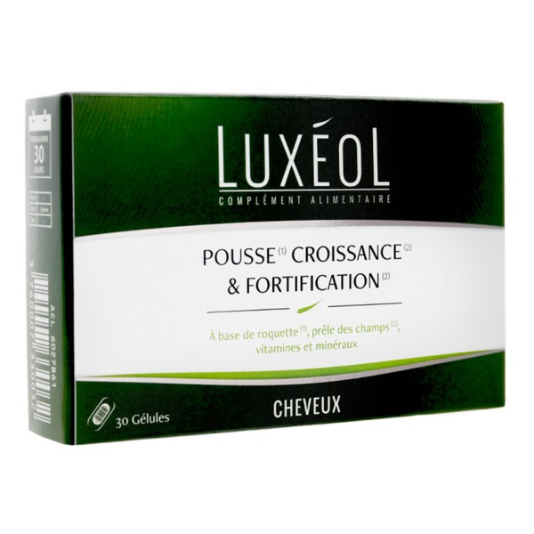 Luxéol pousse croissance fortification cheveux gélules
