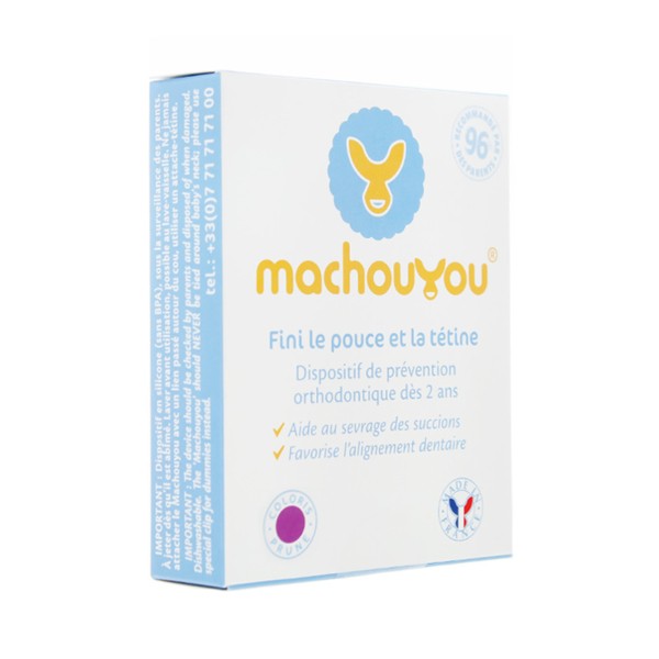 Machouyou Masticateur dès 2 ans - Sevrage pouce ou tétine - Position dents