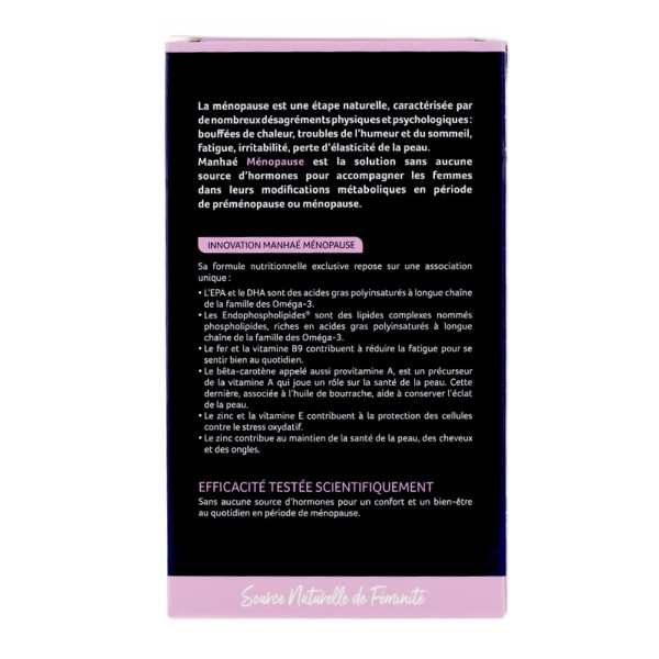 Manhaé capsules Vitavea - Bouffées de chaleur lors de la ménopause