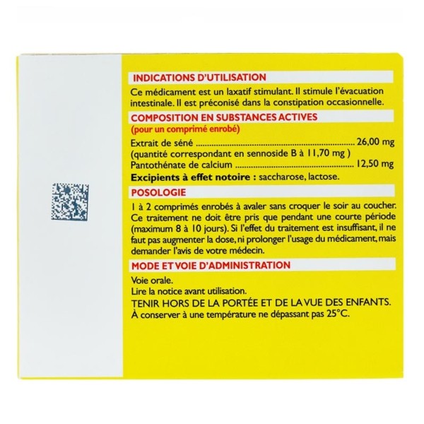 Modane 20 comprimés - Médicament constipation - Laxatif stimulant