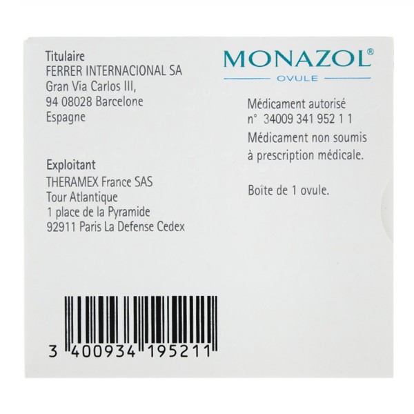 Traitement Mycose Monazol – Monazol Traitement – SLYI