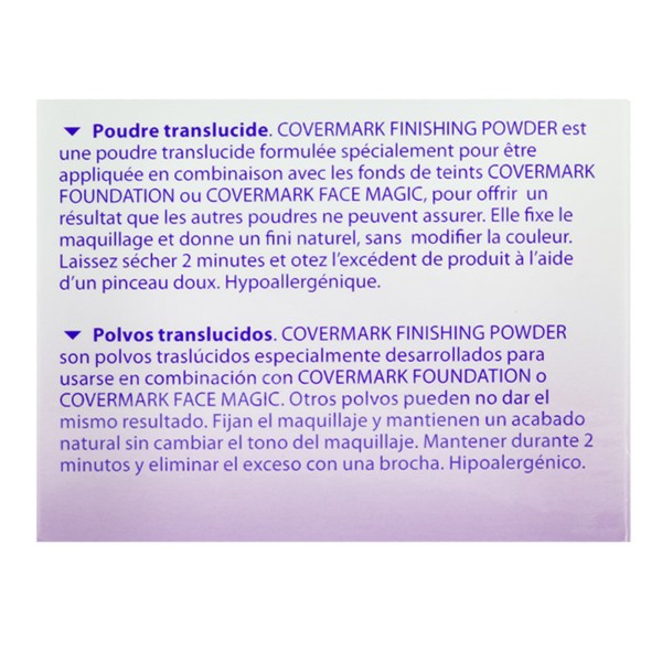 Covermark Finishing Powder - Poudre translucide - Fixatrice, Waterproof