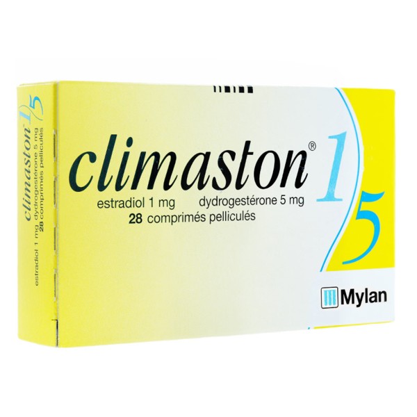 Climaston 1mg/5mg - Traitement hormonal Ménopause, Ostéoporose