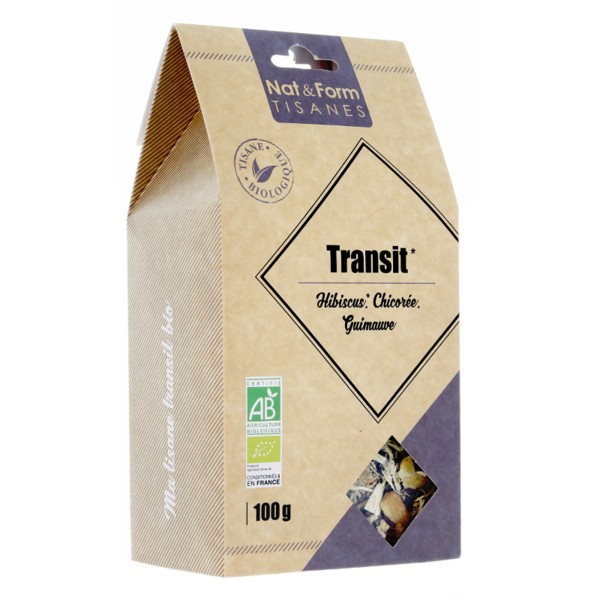 Tisane bio Transit Nat et Form 100g - Constipation - Laxatif