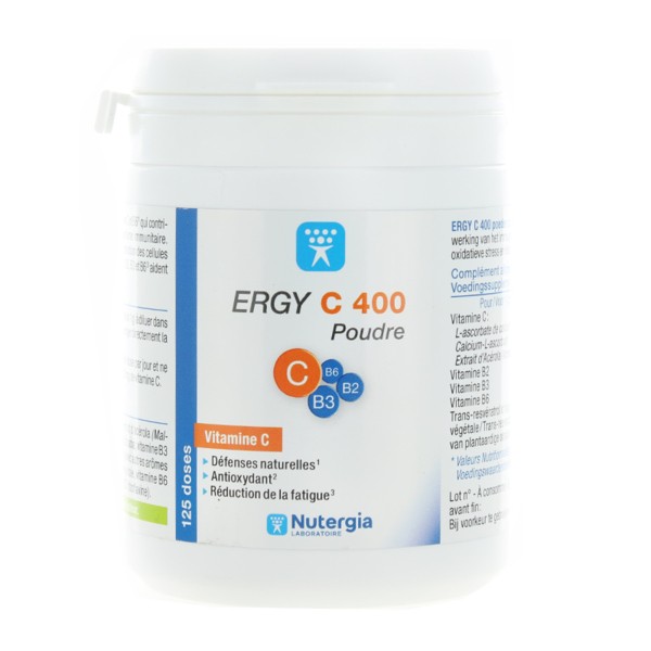 Nutergia Ergy C 400 poudre - Défenses naturelles, fatigue