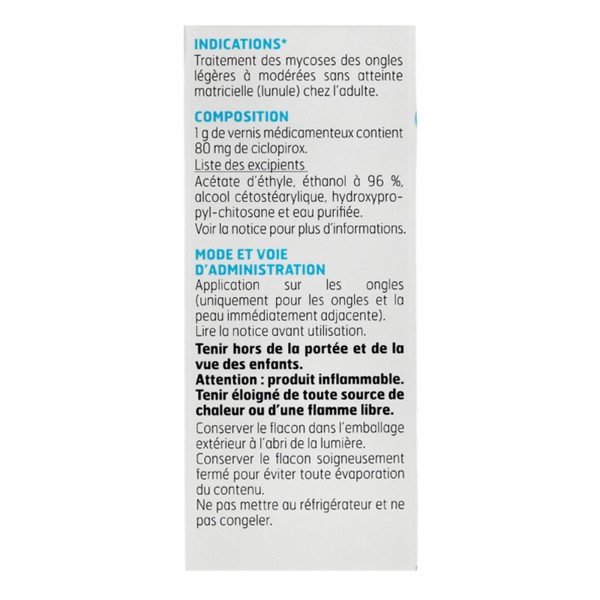 Myconail vernis antifongique - Traitement de la mycose de l'ongle