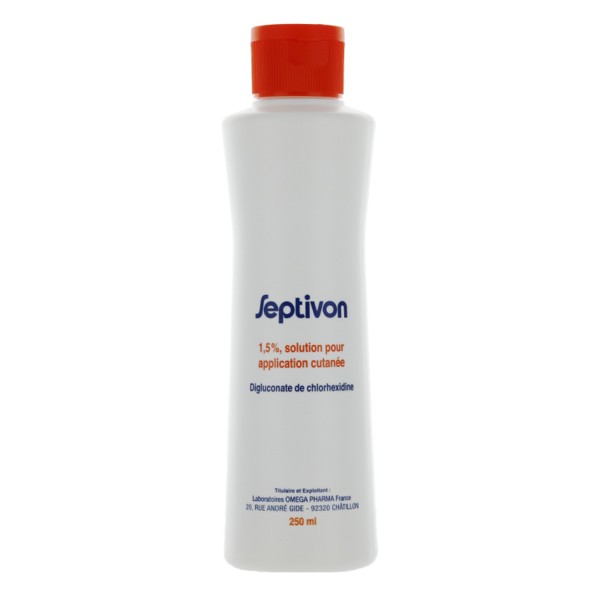 Septivon 1,5 % solution antiseptique pour application cutanée
