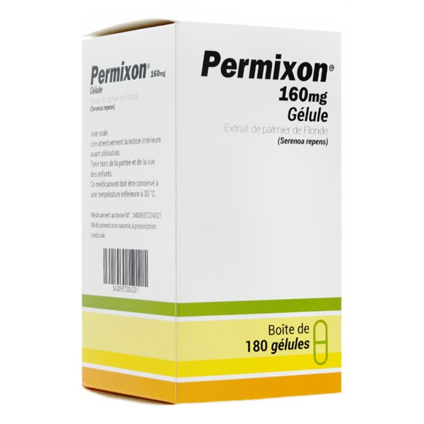 Permixon 160 mg gélules - Médicament prostate - Palmier de Floride