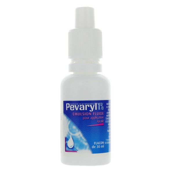 Pevaryl 1% émulsion fluide 30 ml - Mycoses cutanées - Mycose des pieds