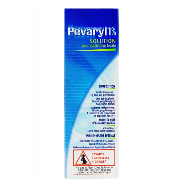 Pevaryl spray antifongique - Solution Econazole 1% - Mycose cutanée
