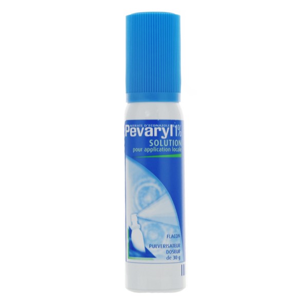 Pevaryl spray antifongique - Solution Econazole 1% - Mycose cutanée