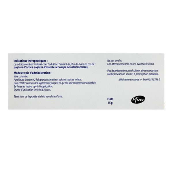Dermofenac 0,5% crème anti démangeaisons 15g - Piqûres insectes