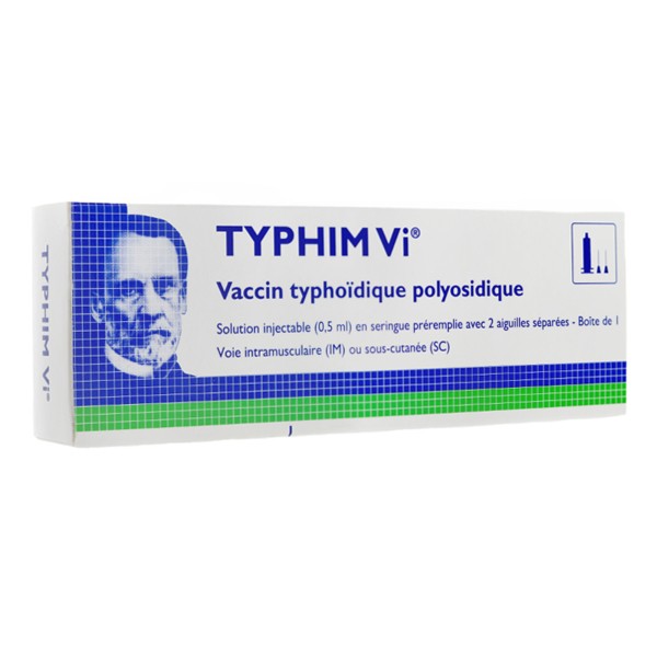 Typhim Vi vaccin typhoïdique polysidique - Prévention fièvre typhoïde