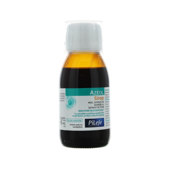 Pileje Azéol sirop 75 ml - Adoucir la gorge, bien être respiratoire