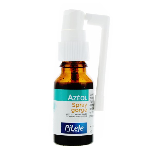 Pileje Azéol spray pour la gorge 15 ml - Phytothérapie