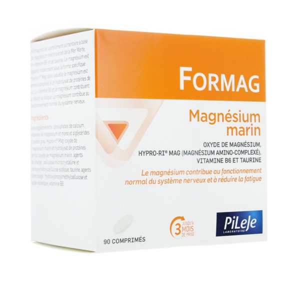 Pileje Formag 90 comprimés - Complément Magnésium - Système nerveux