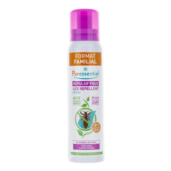 Puressentiel Spray répulsif anti poux - Actif d'origine naturelle