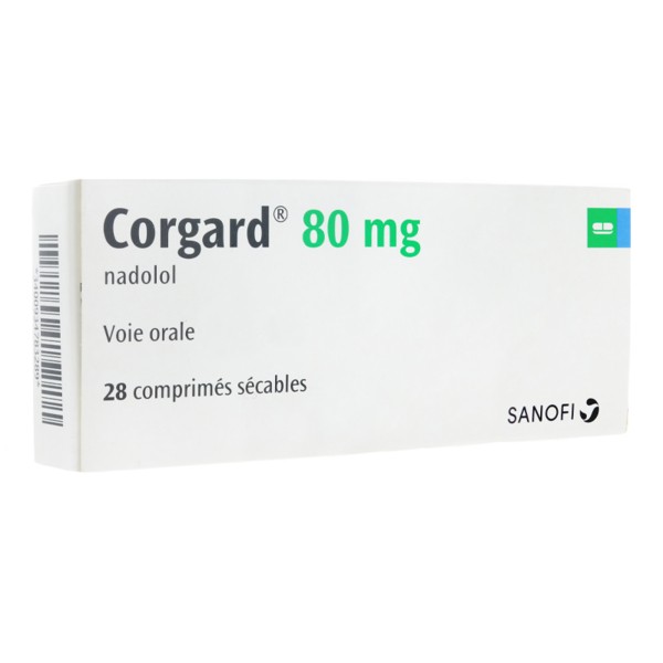 Corgard 80mg comprimé - Arythmie - Hypertension