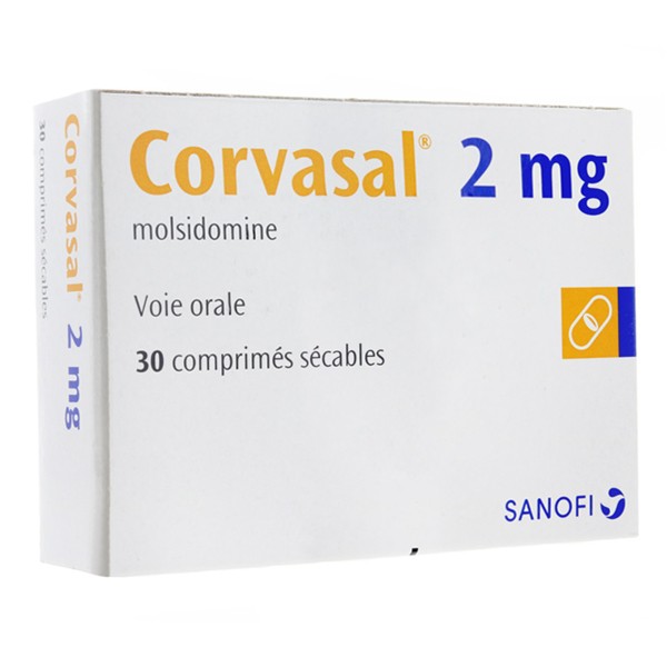 Corvasal 2mg - Angine de poitrine - Vasodilatateur