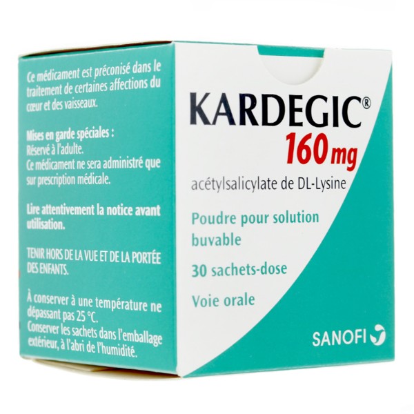 Kardegic 160 mg sachet | Médicament Aspirine | Fluidifiant sanguin