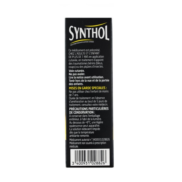 Synthol liquide solution pour application cutanée - Coups, Piqûres d ...