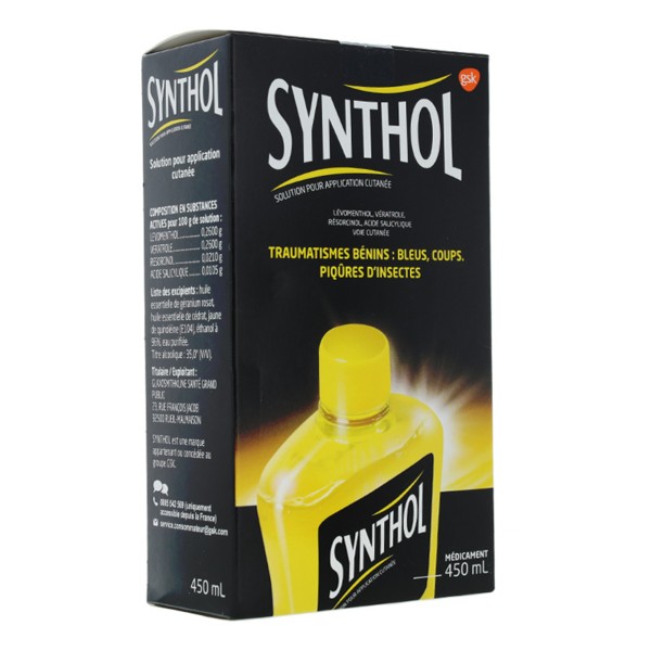 Synthol liquide solution pour application cutanée - Coups, Piqûres d ...