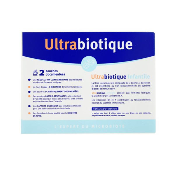 Ultrabiotique infantile - Flore intestinale - Probiotiques