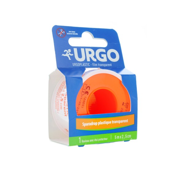Urgo Plastic sparadrap transparent 2.5 cm x 5 m – Adhésif discret