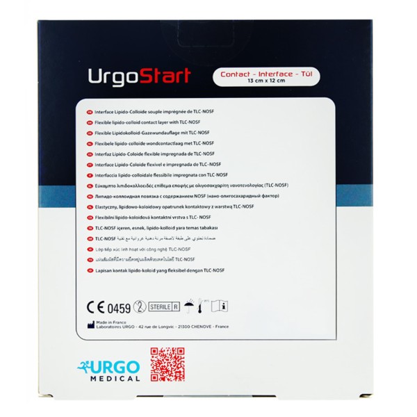 Urgostart Interface pansements 13cm x 12cm - Cicatrisation des plaies