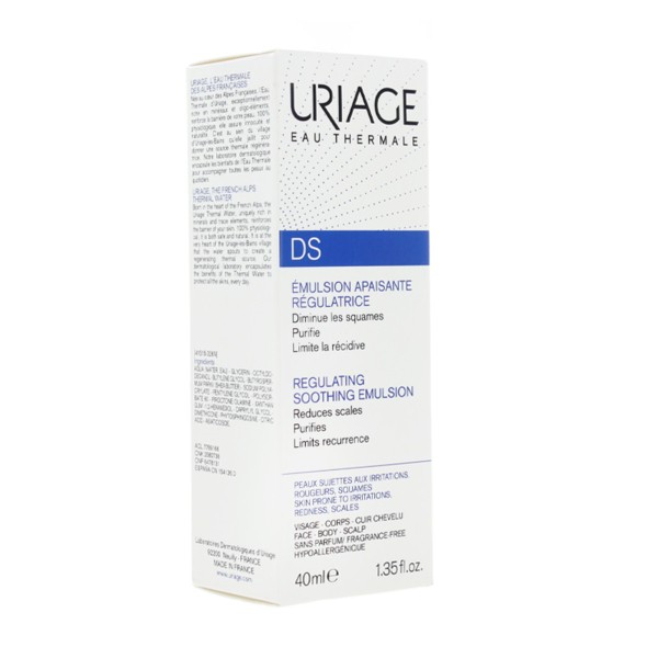 Uriage DS émulsion soin régulateur 40 ml - Squames