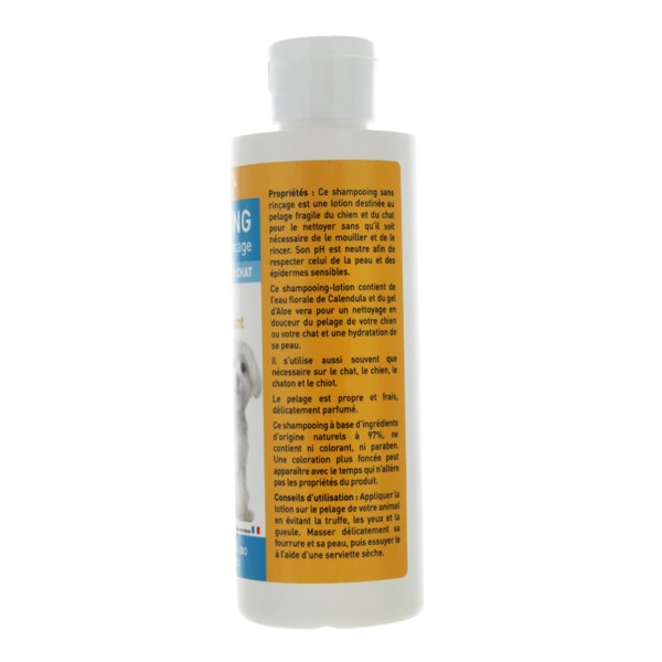 Vetoform Shampooing apaisant sans rinçage pour Chien et Chat