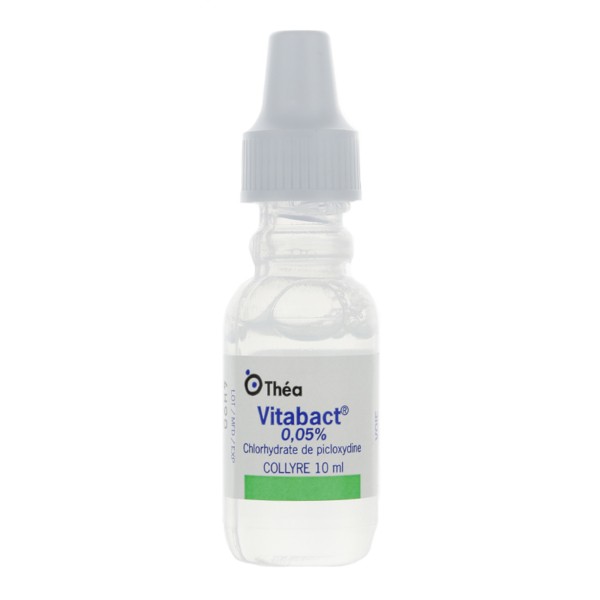Vitabact collyre antiseptique - Conjonctivite - Goutte yeux rouges