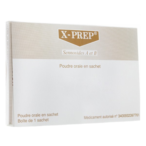 X-Prep 1 sachet poudre orale - Préparation pour lavement - Coloscopie