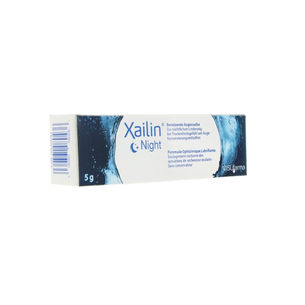 Xailin Night pommade ophtalmique lubrifiante 5 g - Yeux secs