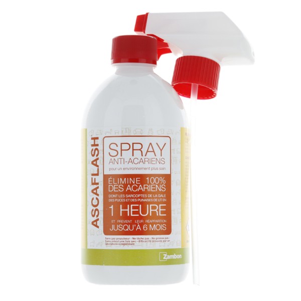 Ascaflash spray gale, acariens, punaises de lit, puces - Habitat