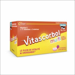 Vitascorbol : vitamines pour la fatigue et les défenses immunitaires