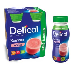 Delical Sans Sucre Boisson et Crème dessert HP HC - Dénutrition