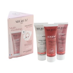 Argiletz Coffret Trio Masques Argile Peaux grasses - Multimasking