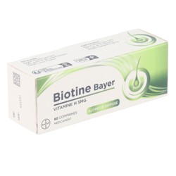 Biotine injection ampoule Bayer - Chute de cheveux - Alopécie diffuse