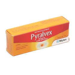 Pyralvex solution gingivale avec pinceau - Traitement contre les aphtes