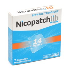 Nicopatch Lib 21 mg / 24 h patch nicotine anti tabac - Sevrage tabagique