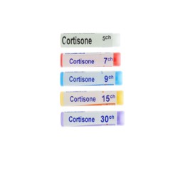 Cortisone en tubes granules homéopathiques laboratoire Boiron
