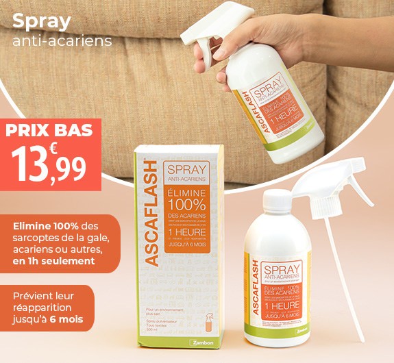 Produit anti acarien, spray gale et punaise de lit - Achat en ligne