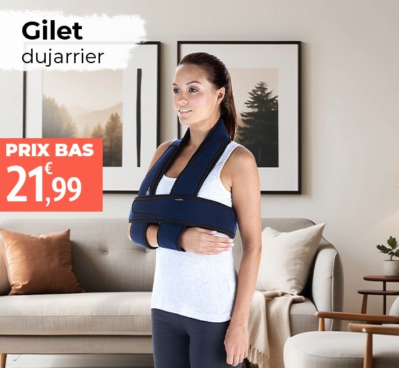 Attelle Dujarrier et gilet d'immobilisation de l'épaule : achat en ligne