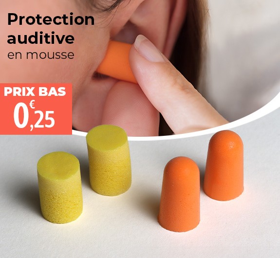 Protection auditive : achat bouchon d'oreille et boule quies en ligne