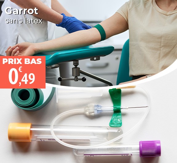 Garrot : achat de garrots pour prise de sang et hémorragie - Soin médical